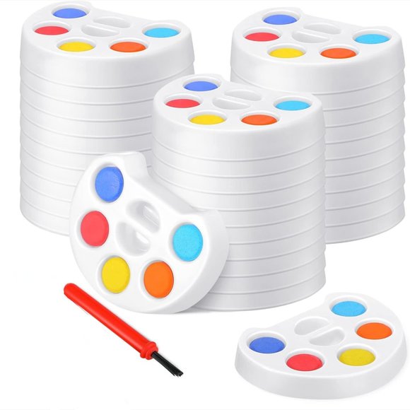 Art | Mini Watercolor Paint Set 1 Water Coloring Paint Palette Trays 1 ...
